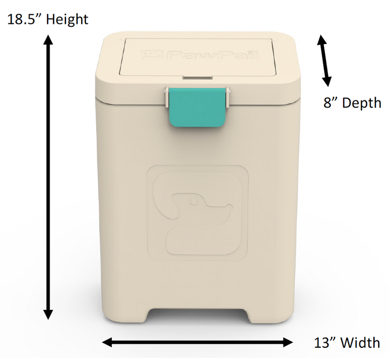 Reusable Dog Waste Container for Home & Business